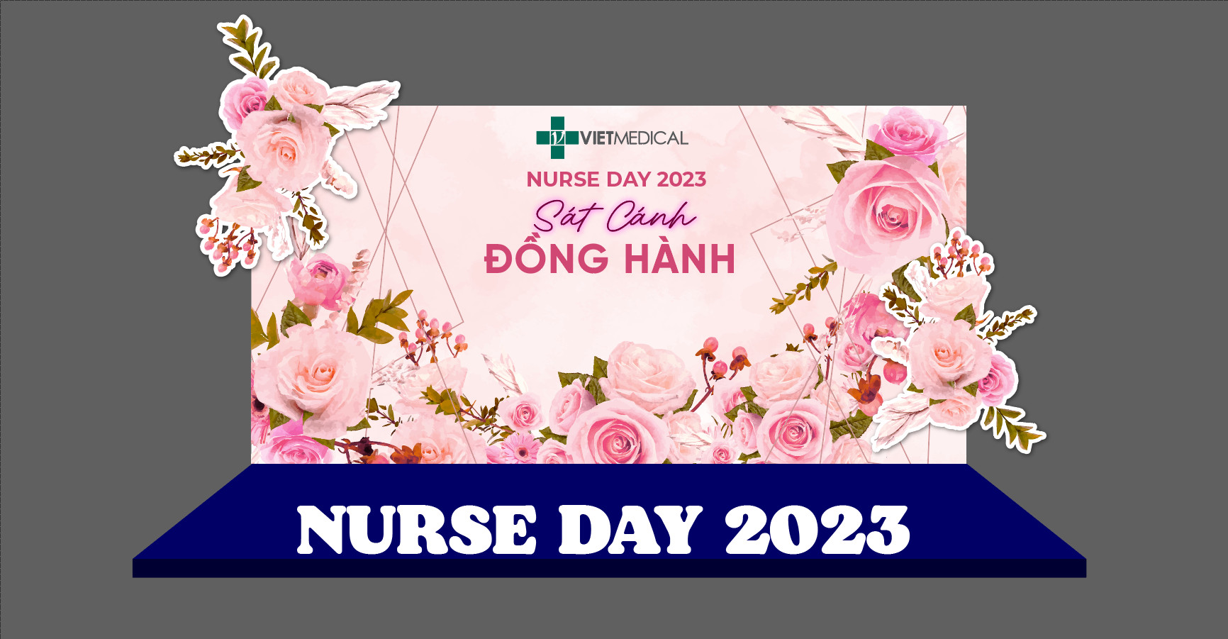 Dịch vụ thi công backdrop sự kiện giá tốt tại Hà Nội
